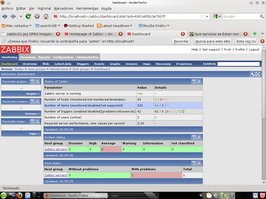 SDB Zabbix OpenSUSE Wiki